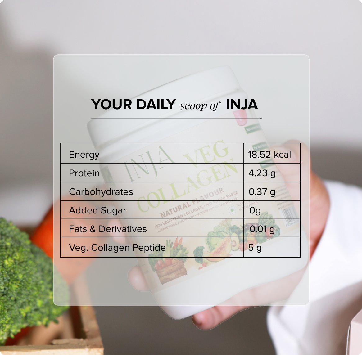 INJA Veg Collagen Natural Flavor - INJA Wellness
