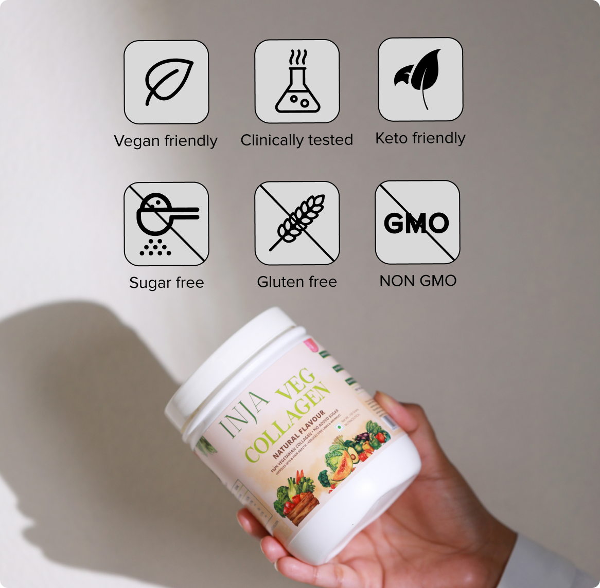 INJA Veg Collagen Natural Flavor - INJA Wellness